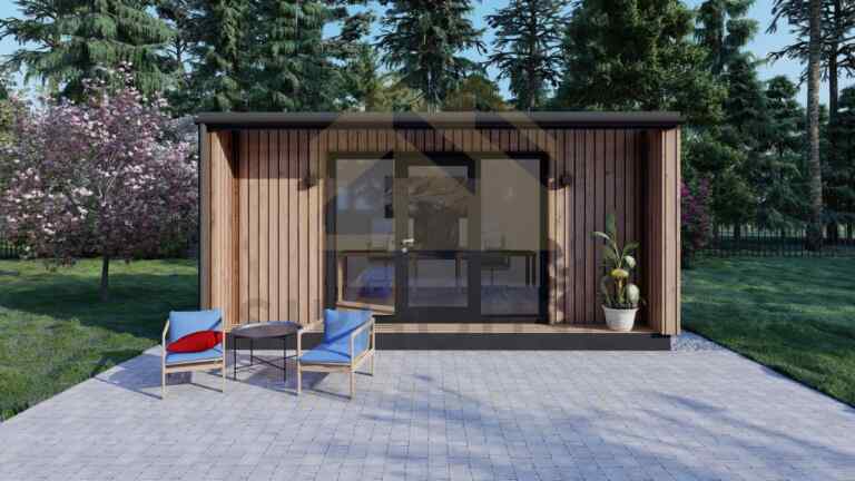 Insulated Garden Office Havana, 17 m² - siphouse