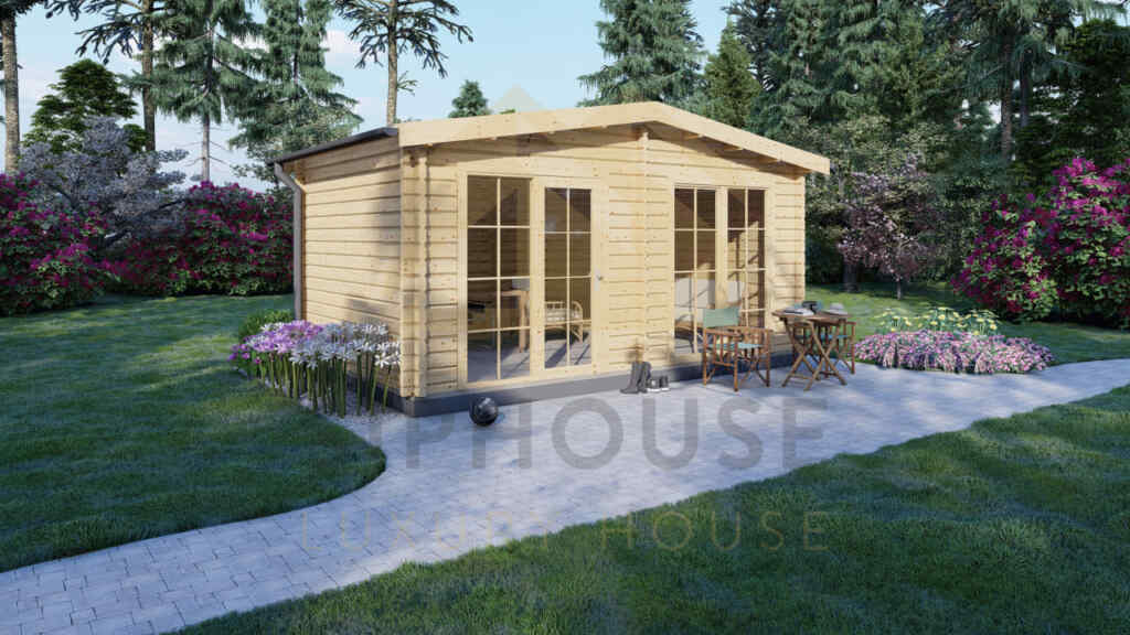 Log Cabin Office Dunbar, 15 m² - siphouse