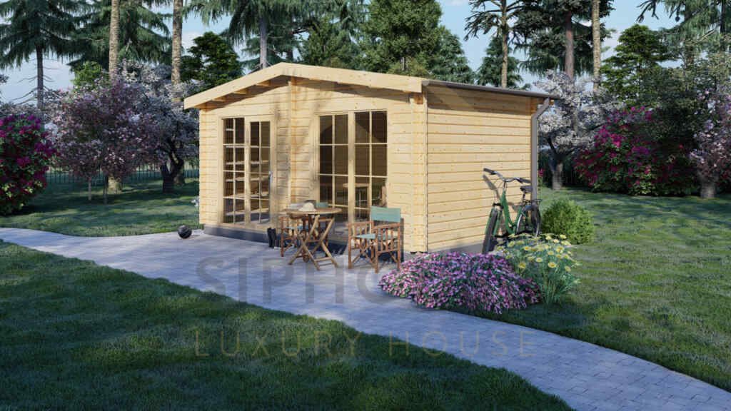 Log Cabin Office Dunbar, 15 m² - siphouse