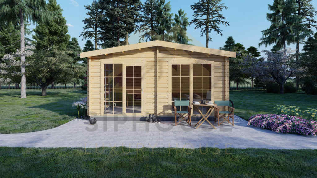 Log Cabin Office Dunbar, 15 m² - siphouse