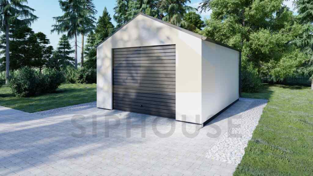 Metal Garage Kit Poole, 19 m² - siphouse
