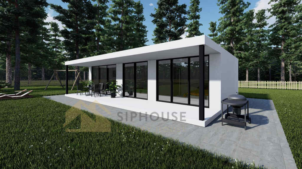 Modern SIP House Monaco, 80 m² - siphouse