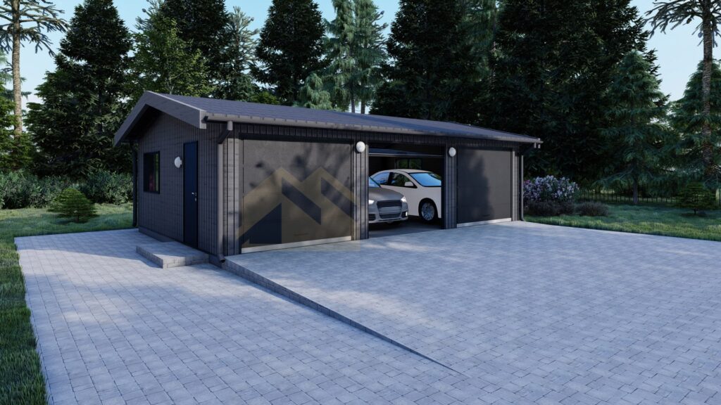 SIP Insulated Triple Garage Aeropos II, 47 m² - siphouse