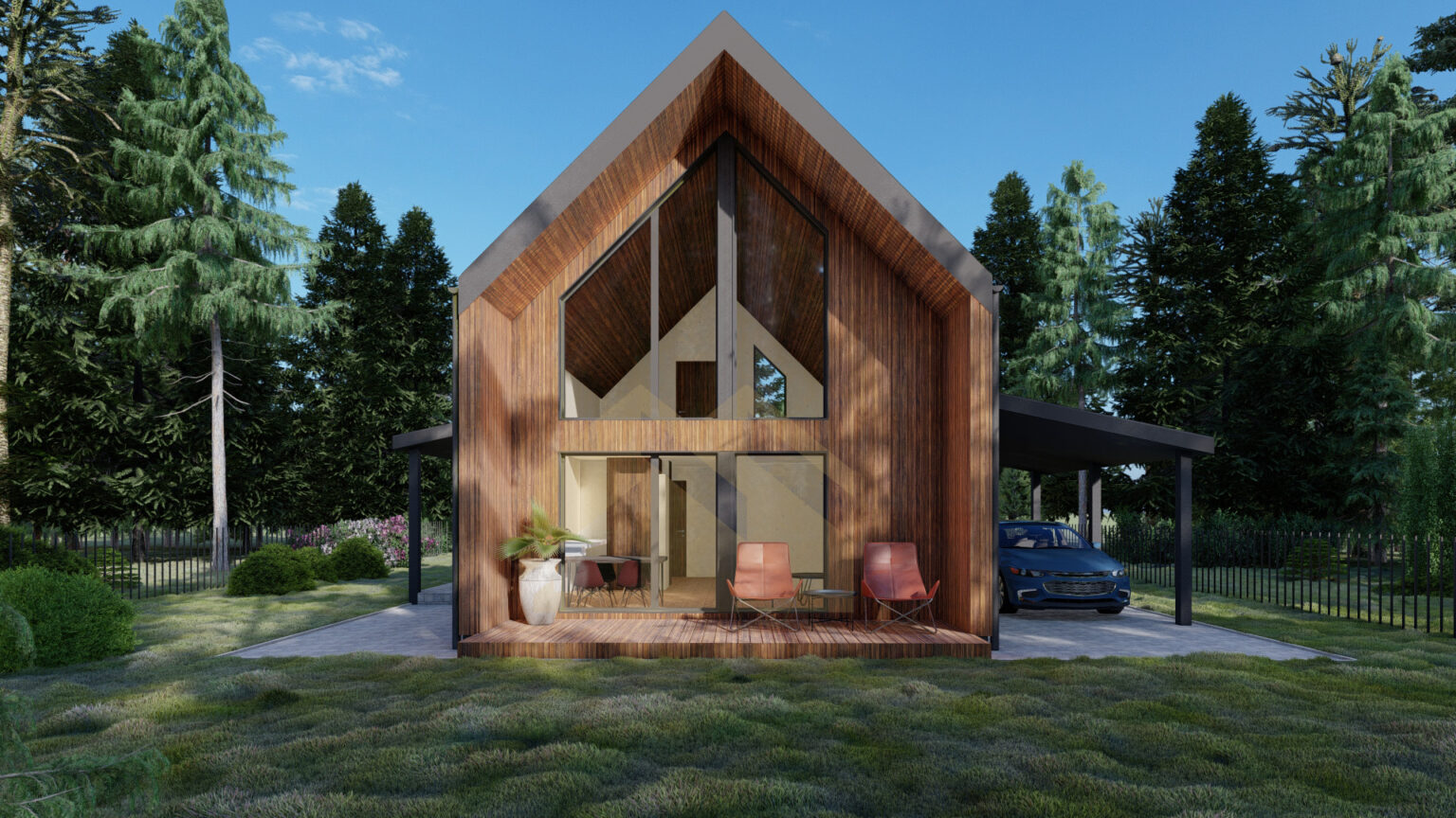 SIP House Kit Cross, 6×11, 80 M² - siphouse