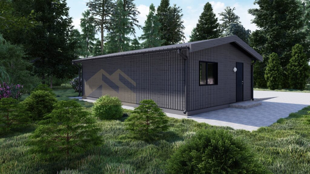 SIP Insulated Triple Garage Aeropos II, 47 m² - siphouse