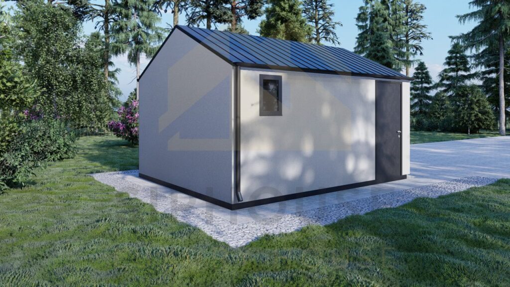 Metal Garage Kit Poole, 19 m² - siphouse
