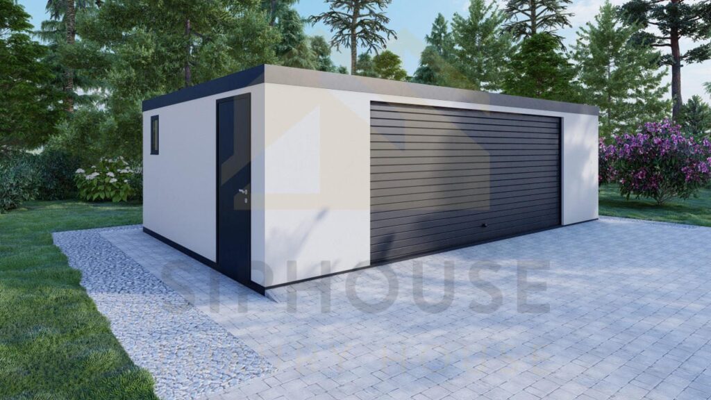 Prefab Garage Kit Tregarne, 38 m² - siphouse
