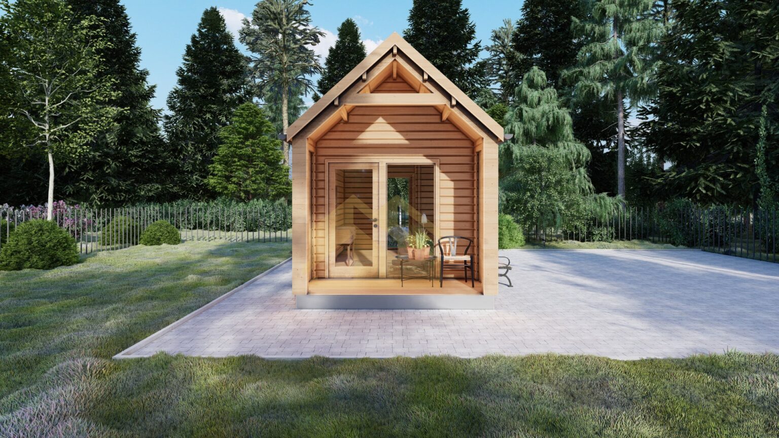 Residential Log Cabin Ruby 44mm, 3×6, 18 M² - siphouse